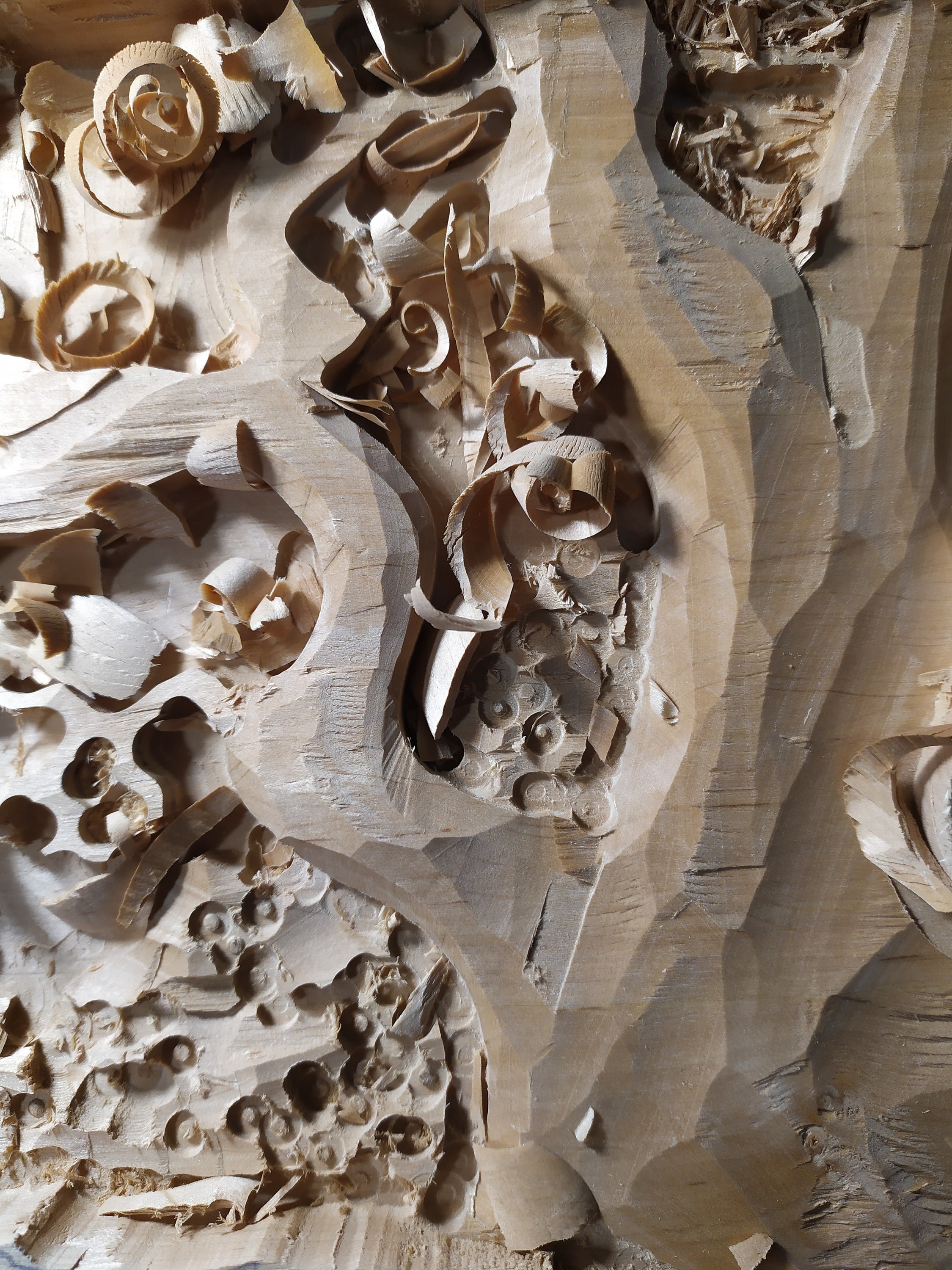 3D Wooden Picture Wood Carving Wall Art Handcarved Wood Carving ...