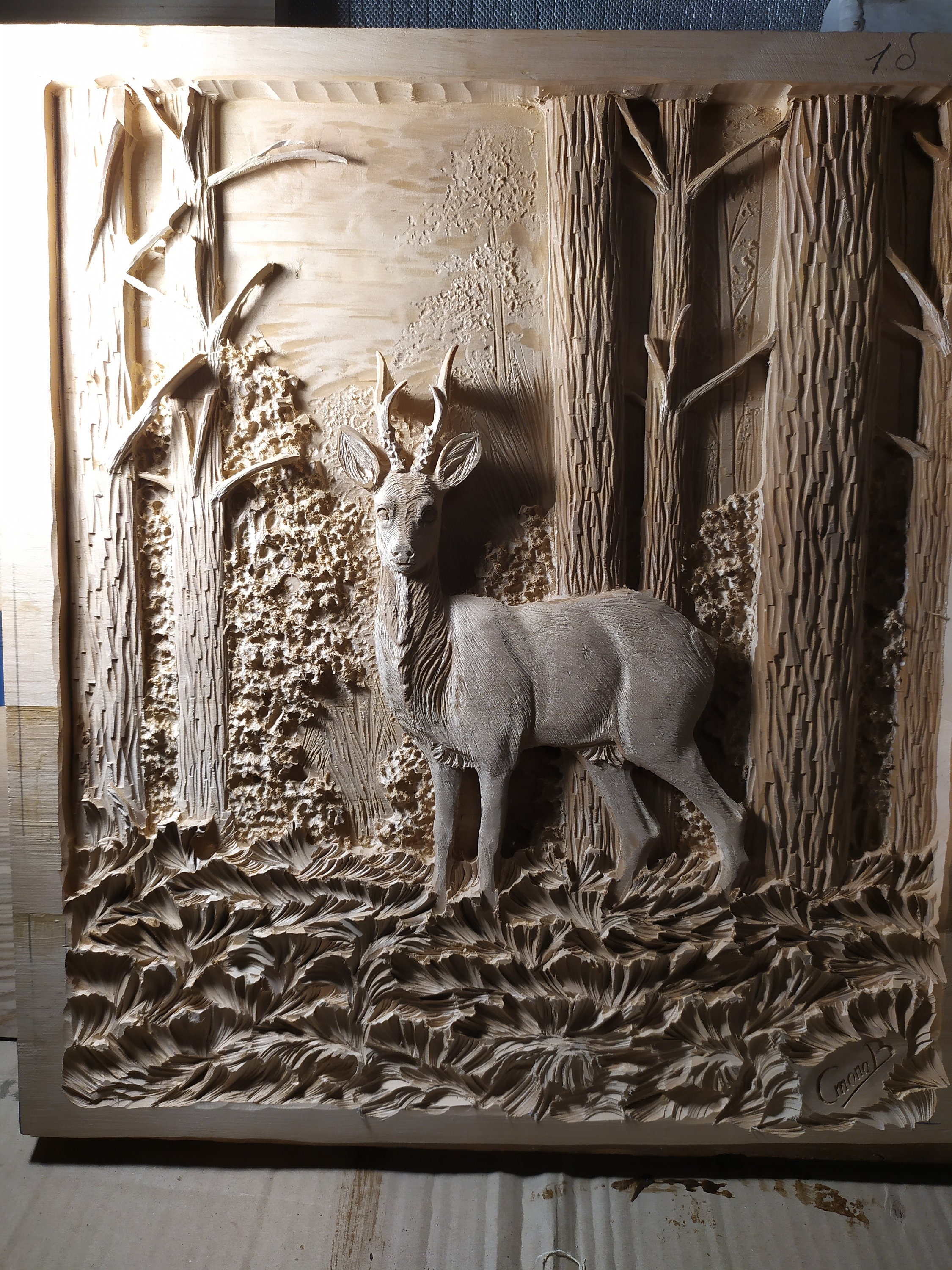 3D Wooden Picture Wood Carving Wall Art Handcarved Wood - Etsy