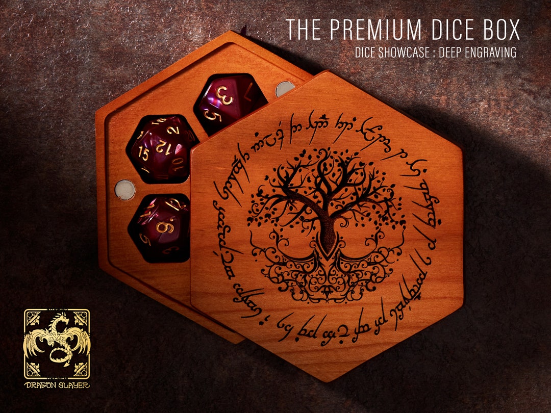 The Tree of Life Dice Box | Premium Dicebox Dnd | Dice Chest Case ...