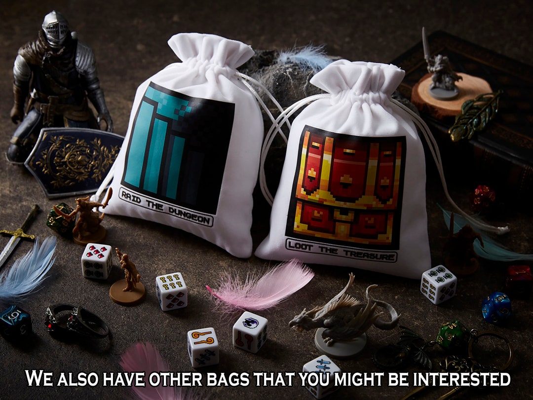Velvet Dice Bag: MTG, RPG Tabletop Gaming Pouch - Etsy