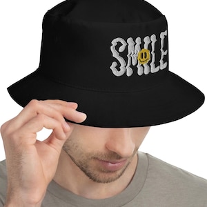 Smile Bucket Hat | Rave Bucket Hat - Trippy Bucket Hat - Men's Rave ...