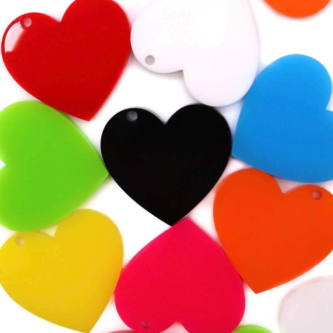 Heart Rave Kandi Charms | Kandi Bracelets - Kandi Cuff - Friendship ...