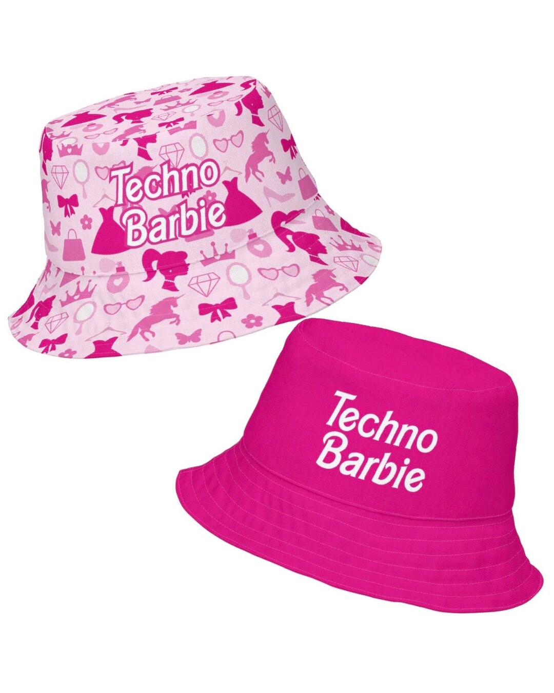 Techno Reversible Bucket Hat EDM Bucket Hat Rave Bucket Hat Festival ...