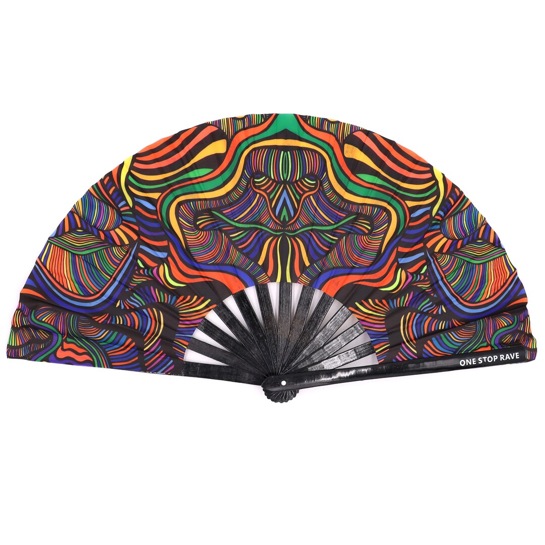 Rafiki Hand Fan | Rave Hand Fan - Festival Hand Fan - Rave Fan ...