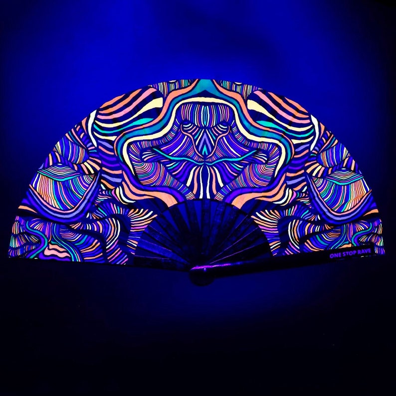 Rafiki Hand Fan | Rave Hand Fan - Festival Hand Fan - Rave Fan ...