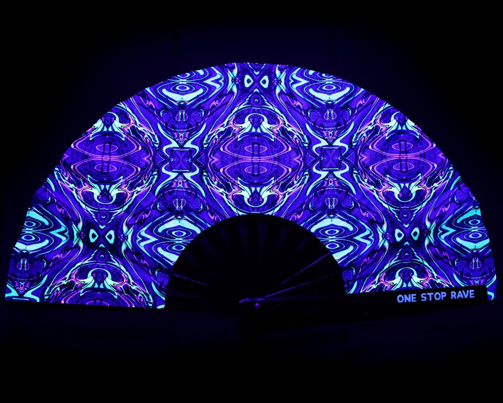 Acid Melt Hand Fan rave Hand Fan Festival Hand Fan Rave - Etsy