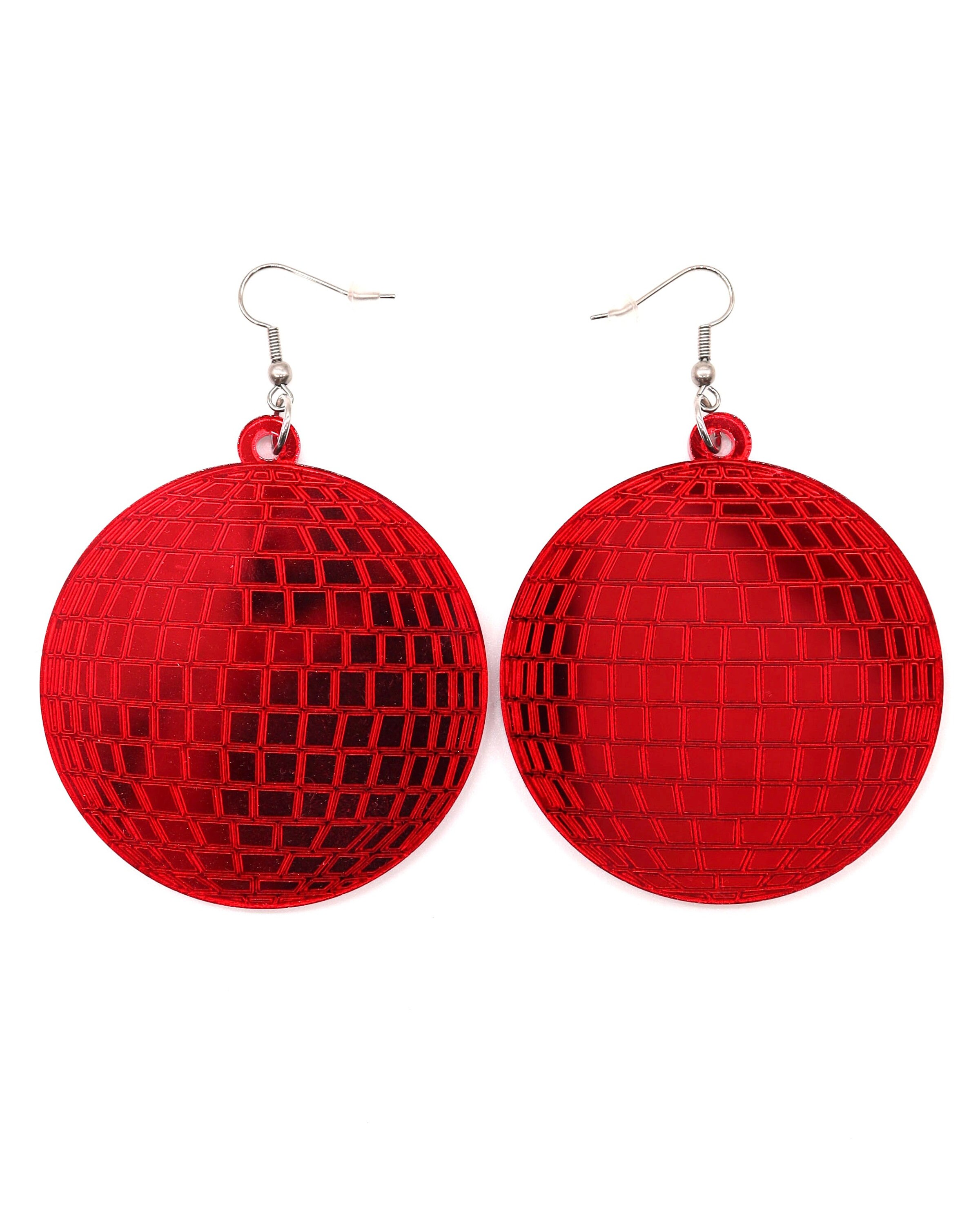 Disco Ball Earrings | Rave Earrings - House Earrings - Techno Earrings ...