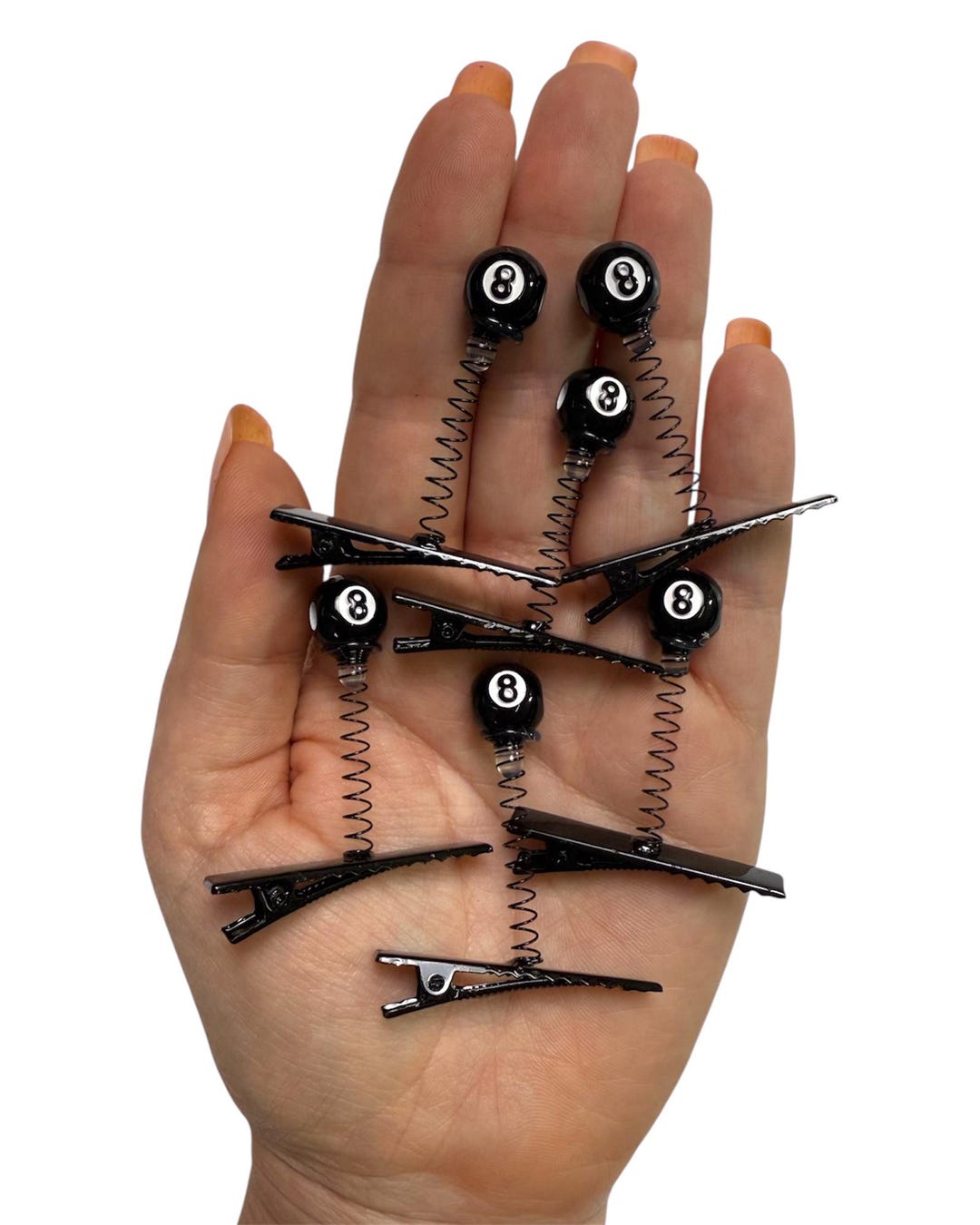 Eight Ball Sprout Clips 6-PC Set| Rave Sprouts - Festival Trinkets - Rave Accessories - Hair ...