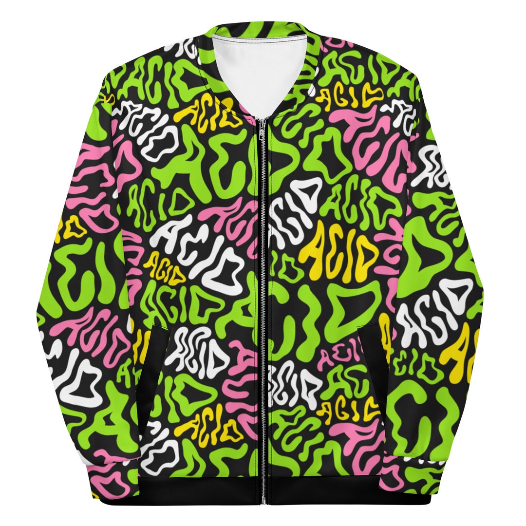 Candy Acid Jacket (rave Jacket, Trippy Jacket, Psychedelic Jacket, Rave ...