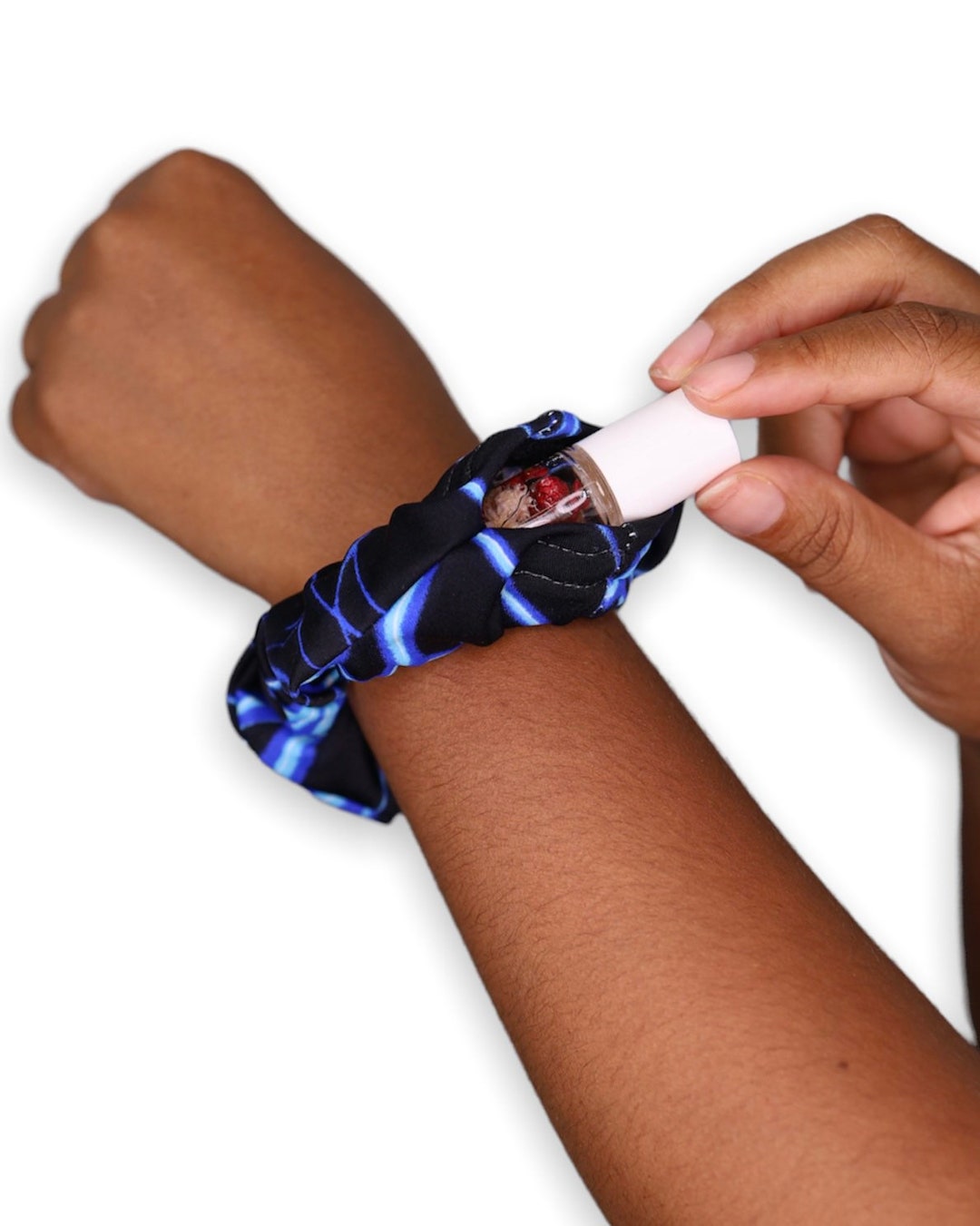 Blau Surge Stashie | Festival Scrunchie - Rave Scrunchie - Secret ...