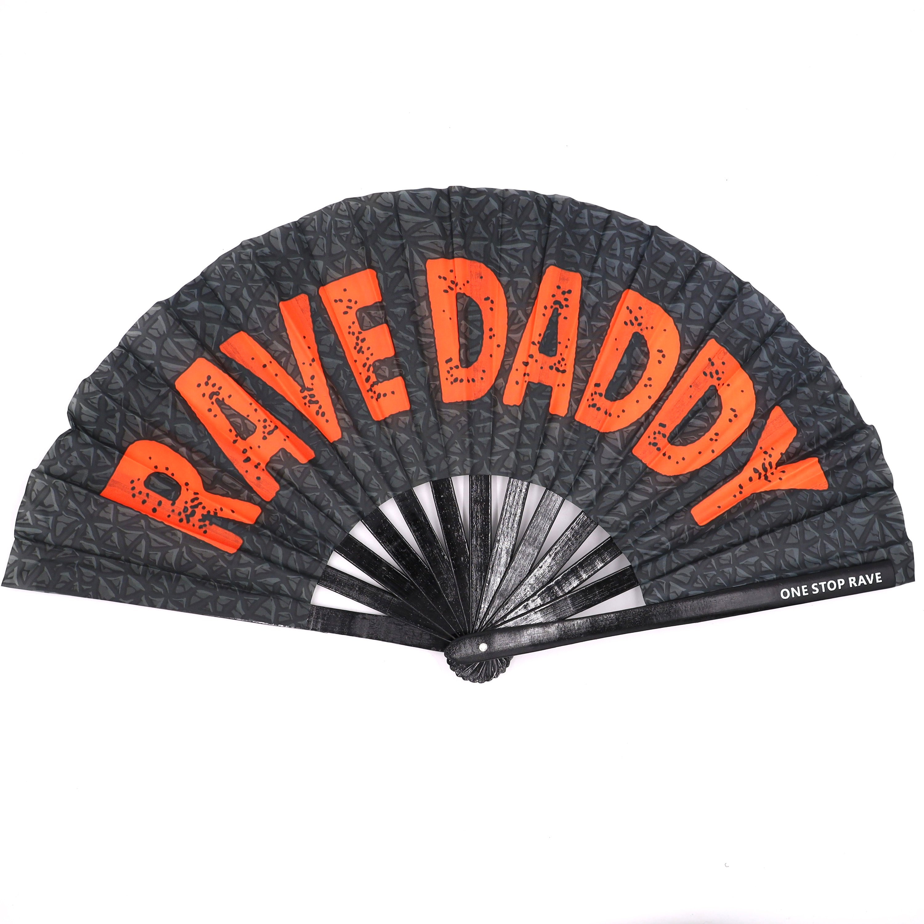 Rave Daddy Hand Fan | Rave Fan - Festival Fan - Large Hand Fan - Large ...