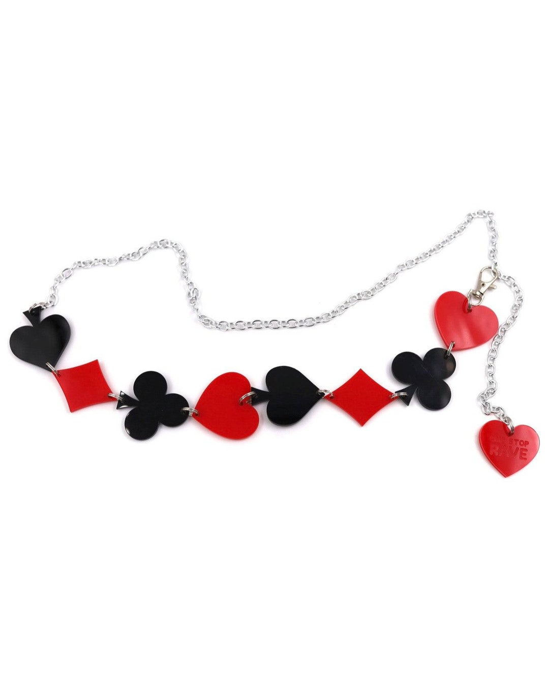 House of Cards Chain Belt | Rave Jewelry - Rave Belt - Festival Belt ...