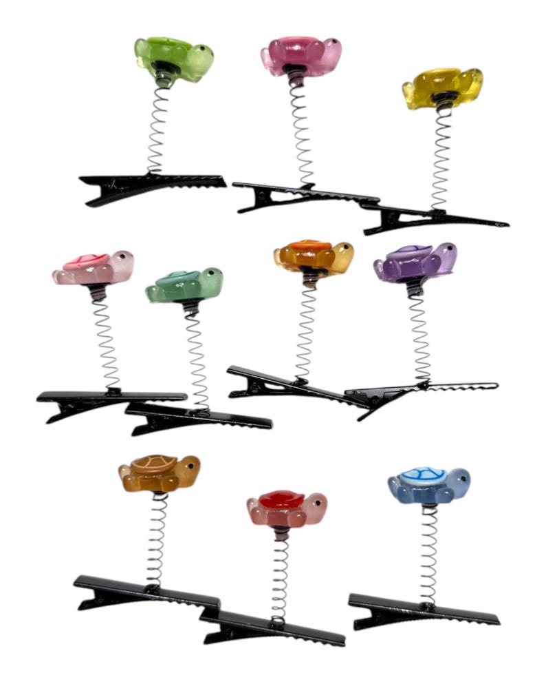 Glow in the Dark Turtle Assorted Sprout Clips 6-PC Set | Rave Sprouts ...