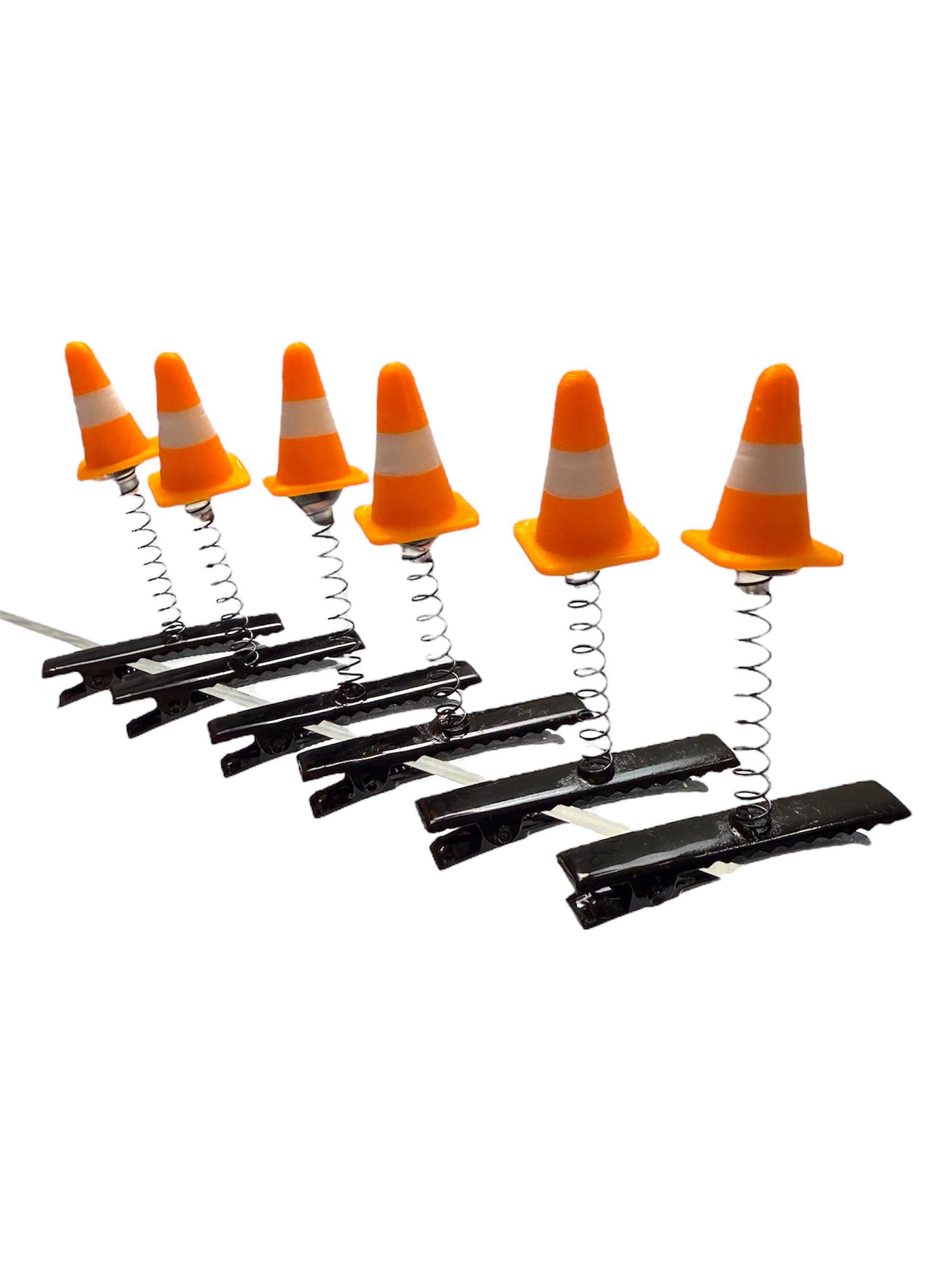 Traffic Cone Sprout Clips 6-PC Set | Rave Sprouts - Festival Trinkets ...