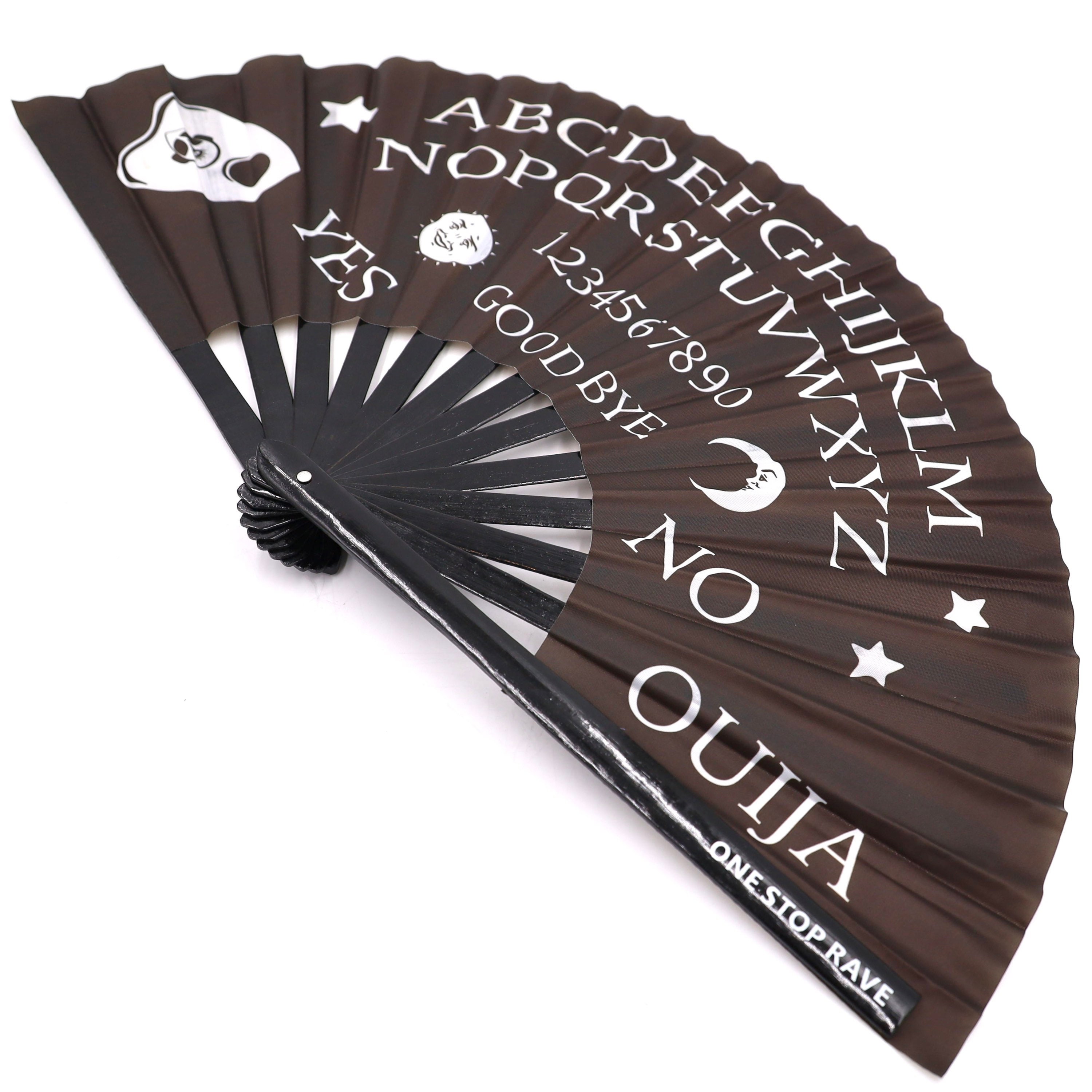 Wake the Dead Hand Fan (rave Hand Fan, Festival Hand Fan, Rave Fan ...
