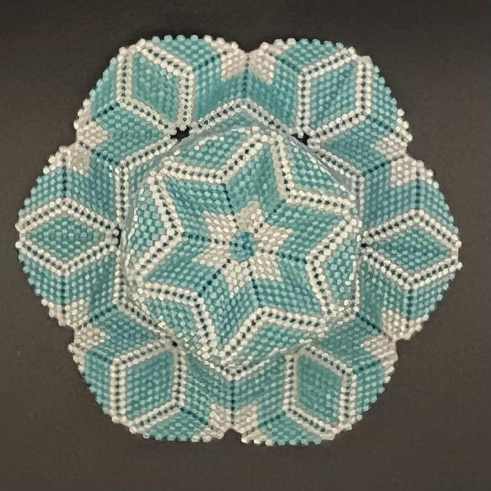 Beaded Trinket Box With Folding Origami Lid - Etsy