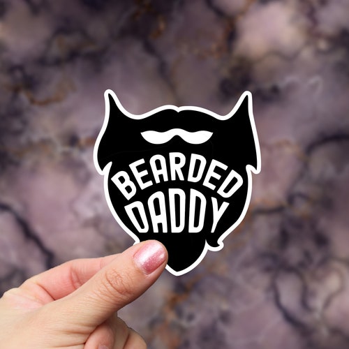 Dad Sticker Bearded Daddy - Etsy