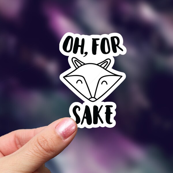 Oh for Fox Sake Bottle - Etsy