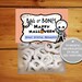 Halloween Treat Topper, Halloween School Snack Bag, Bag of Bones ...