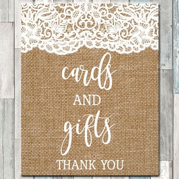 Burlap Table Cards - Etsy