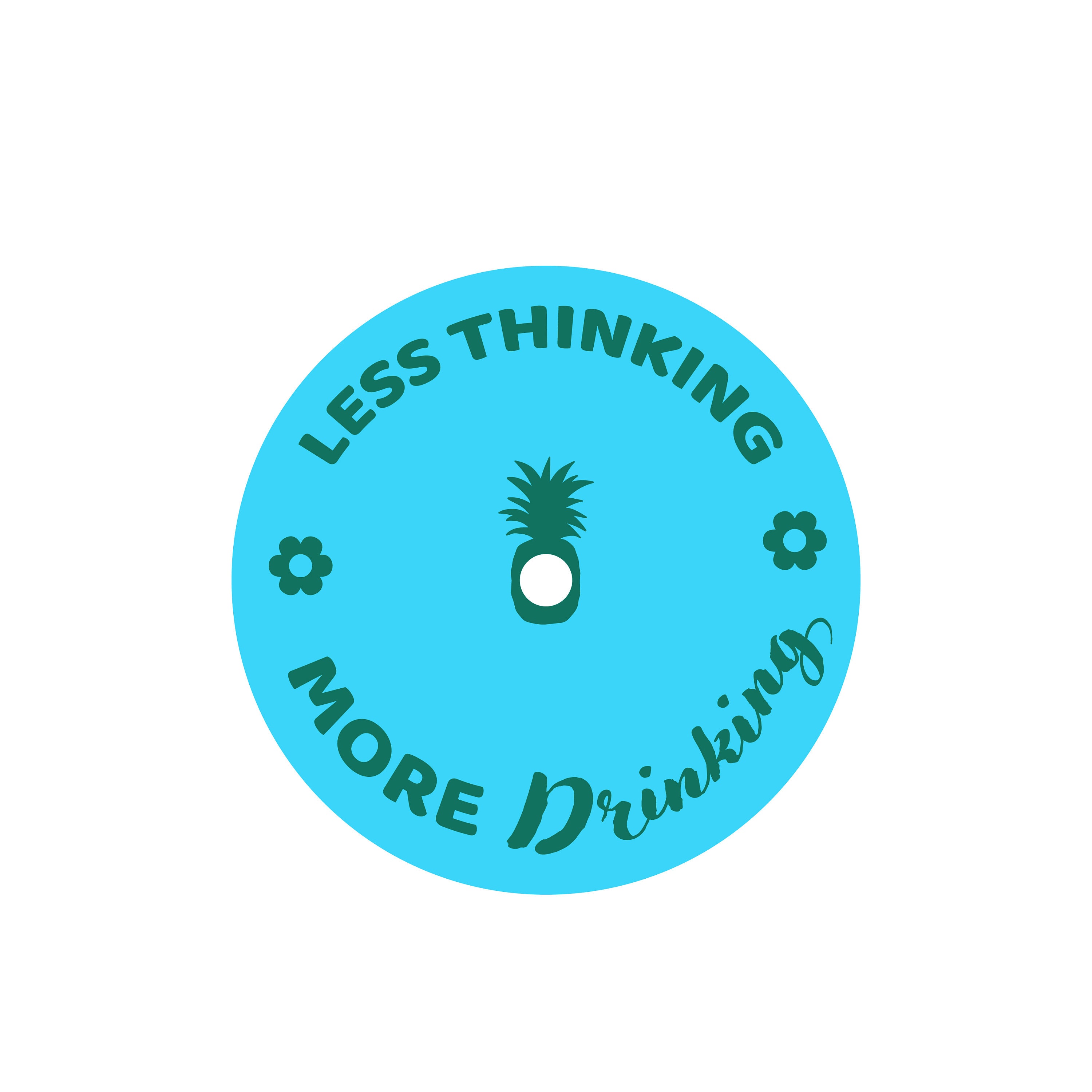 Cocktail Umbrella Less Thinking More Drinking 20 Pieces - Etsy