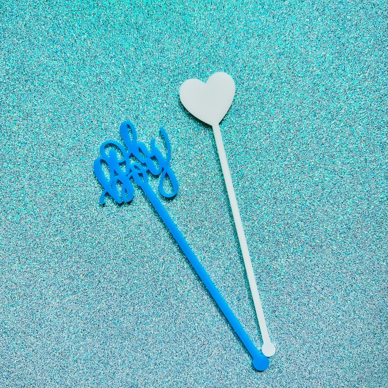 Oh Boy Acrylic Stir Stick: Baby Shower Drink Stirrer - Etsy