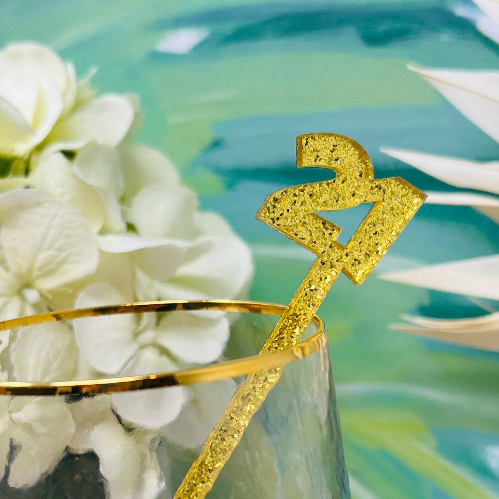 Birthday Number Acrylic Stir Stick: Custom Party Swizzle Stick - Etsy