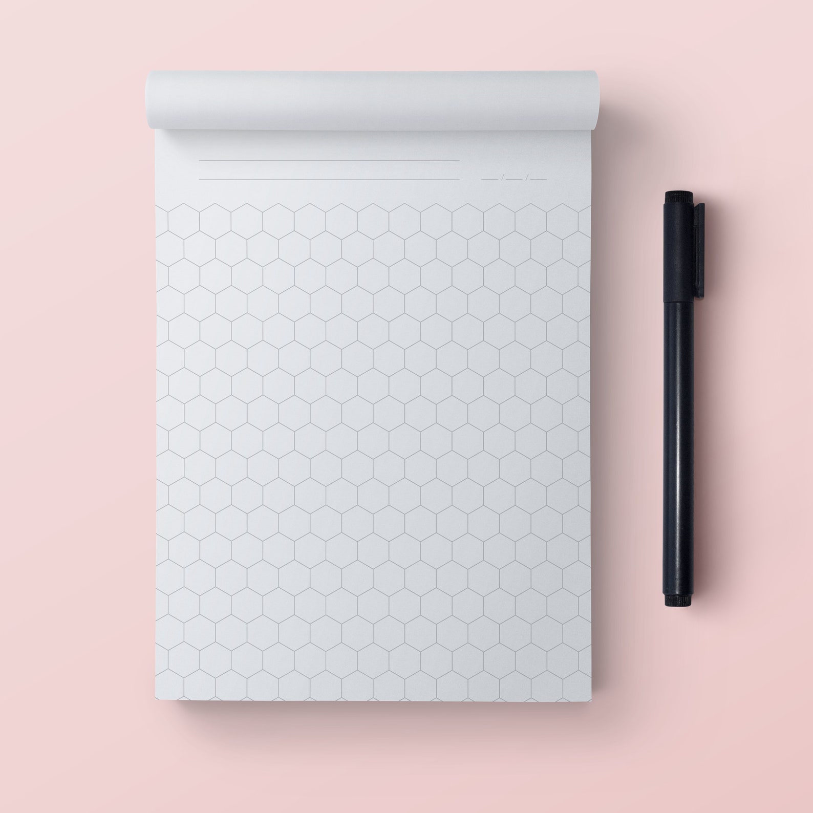 Molecules Template for Notebook Print Digital Download Student College ...