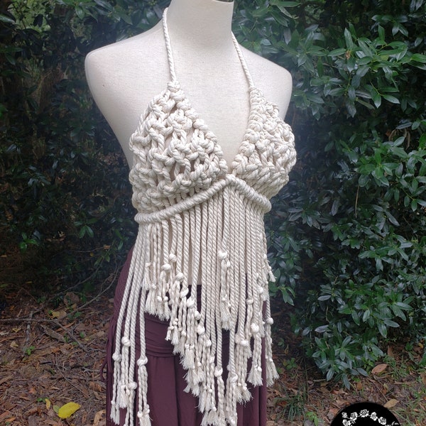 Macrame Top - Etsy