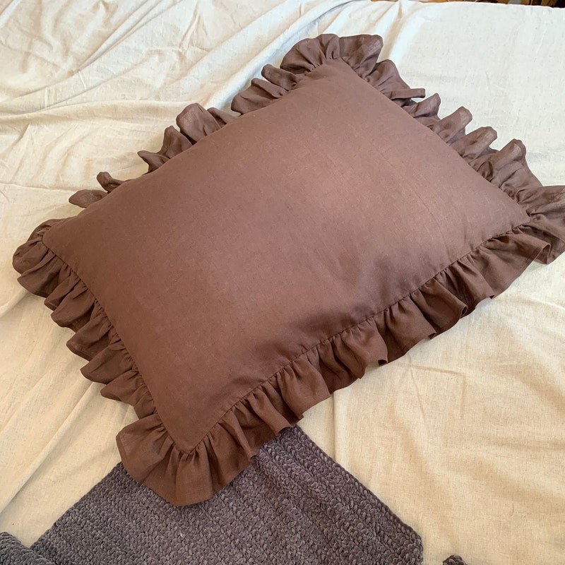 Ruffle Pillow Sham - Etsy