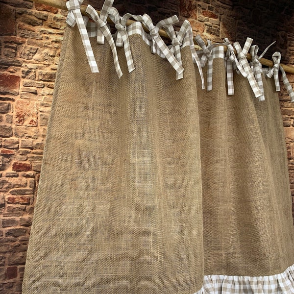 Primitive Curtains - Etsy
