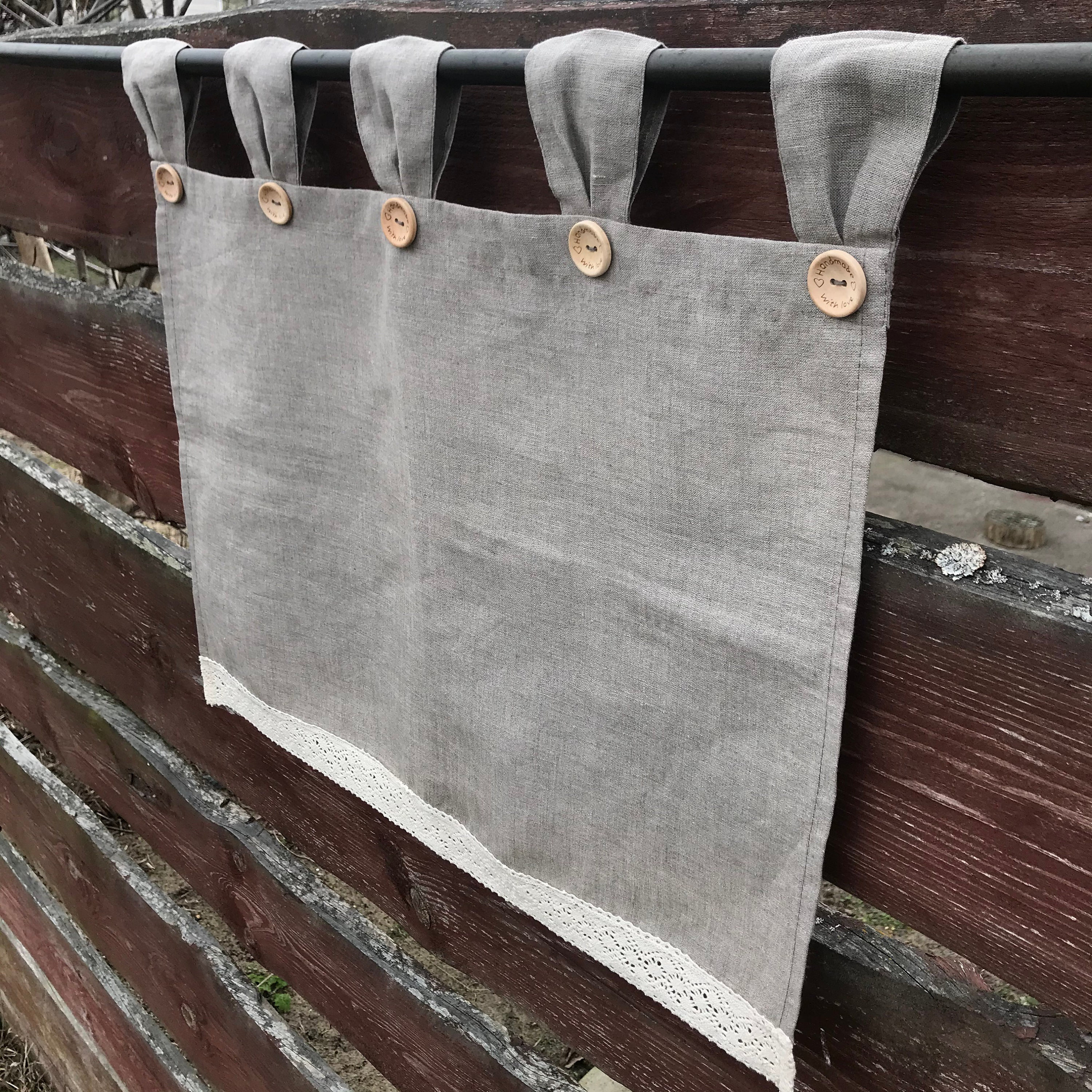 Linen Curtain Panels, Linen Drapes, Linen Curtain, Window Treatment ...