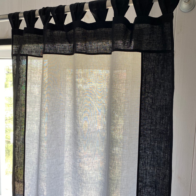 Color Block Curtains - Etsy