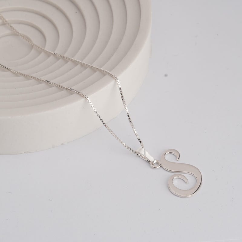 Cursive Necklace - Etsy