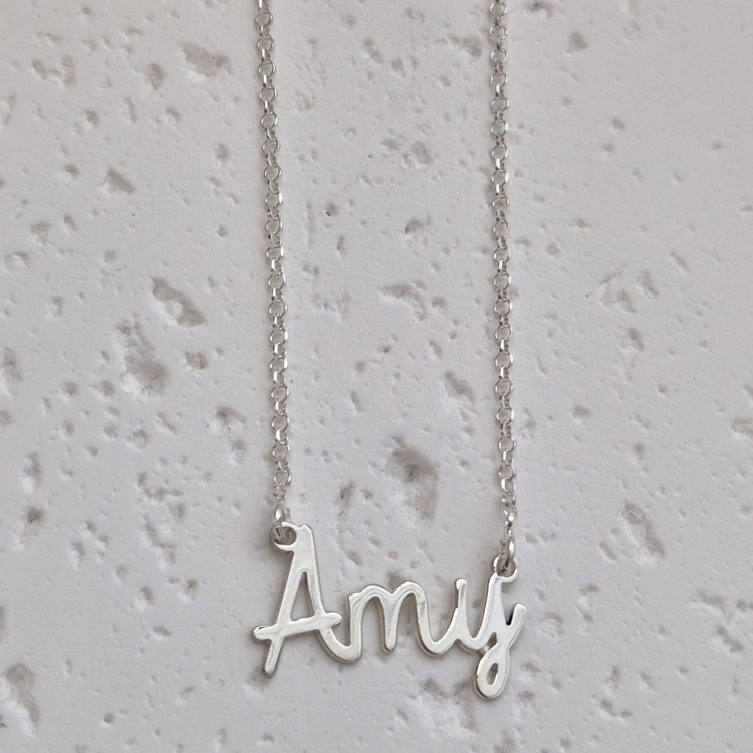 Custom Name Necklace - Personalized Jewelry Gift - Create Your Own Name ...