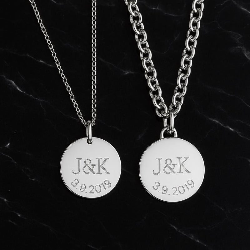 Couples Necklace Set - Etsy