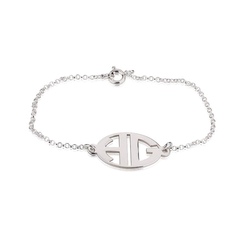 Monogram Bracelet - Etsy