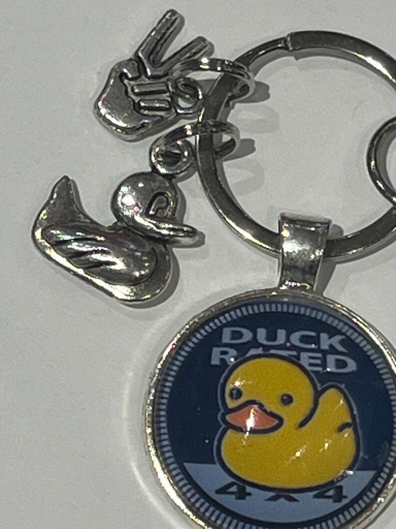 Keychain DUCK Rated 4x4 - Etsy