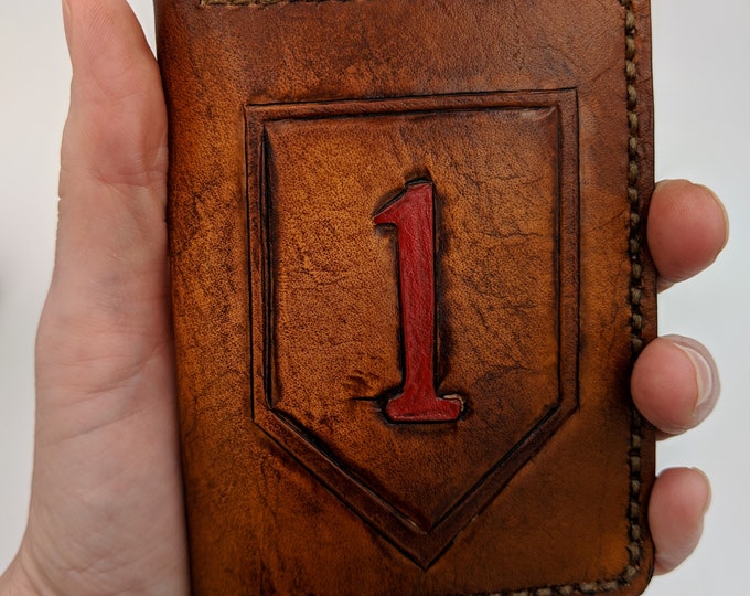 Big Red One/1st Infantry Division/ Army Wallet/minimalist Wallet/u.s ...