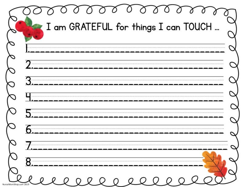 Thanksgiving Gratitude and Mindfulness Activities - Etsy