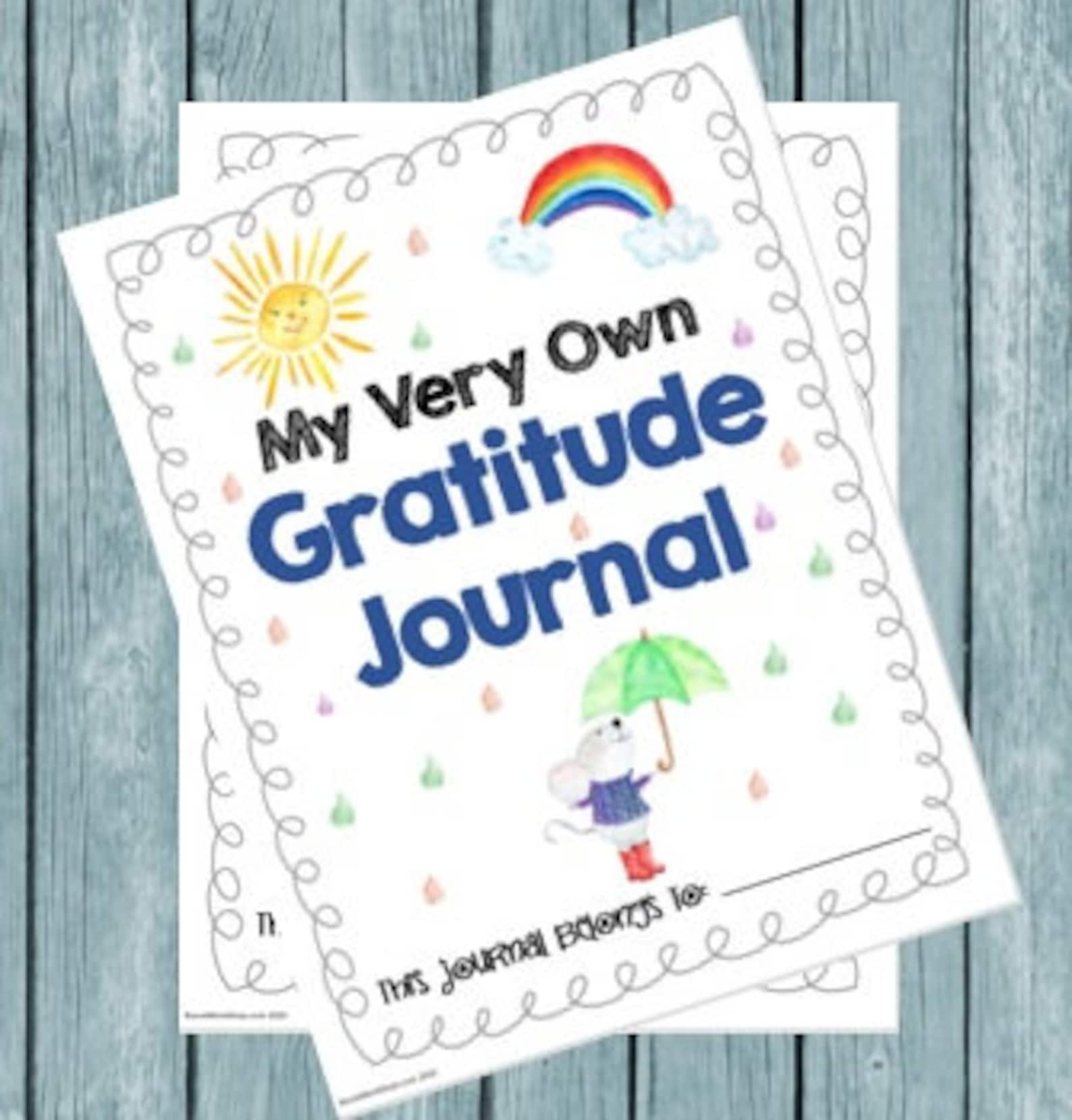 PRESCHOOL Gratitude Journal - Etsy