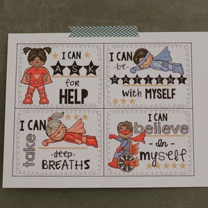 12 Growth Mindset Affirmation Cards & Posters - Etsy