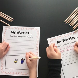Worry Journal for Kids - Etsy