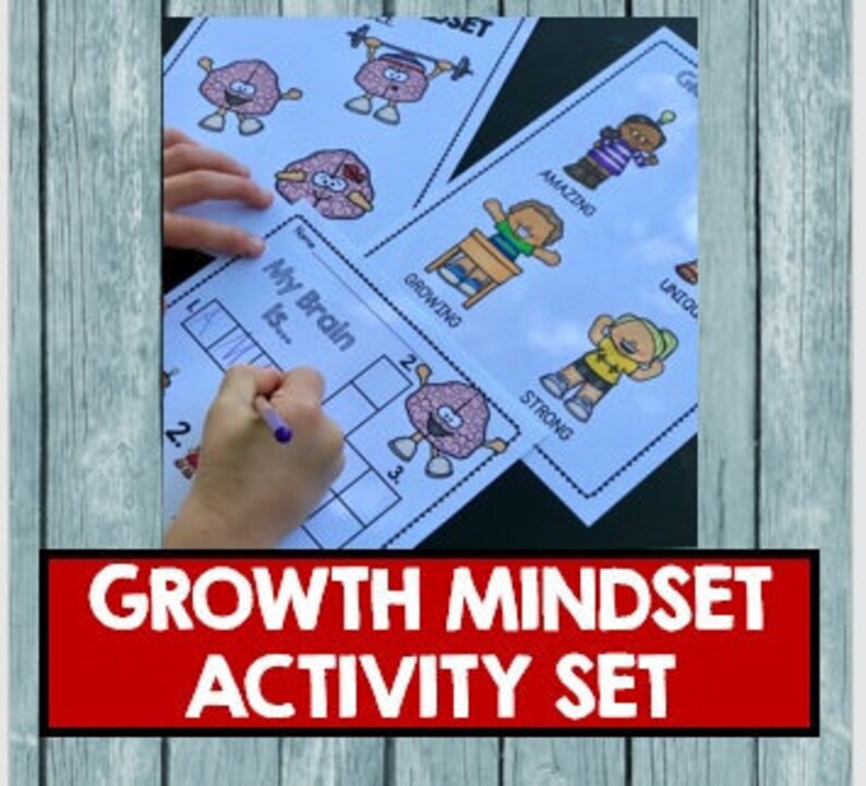 Printable Growth Mindset Activity Bundle - Etsy