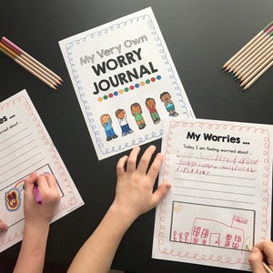 Worry Journal for Kids - Etsy