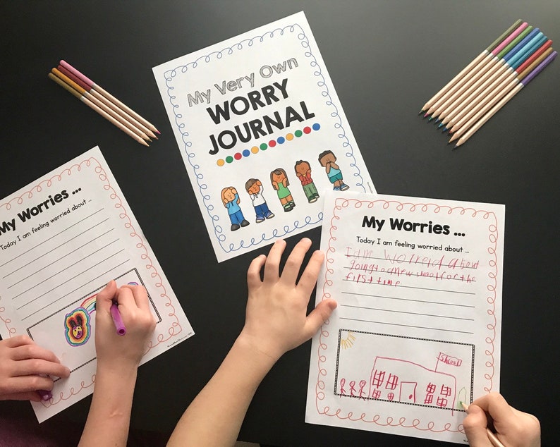 Worry Journal for Kids - Etsy
