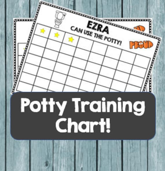 Editable POTTY TRAINING Chart - Etsy