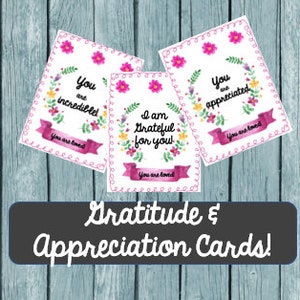 Gratitude and Appreciation Cards! - Etsy