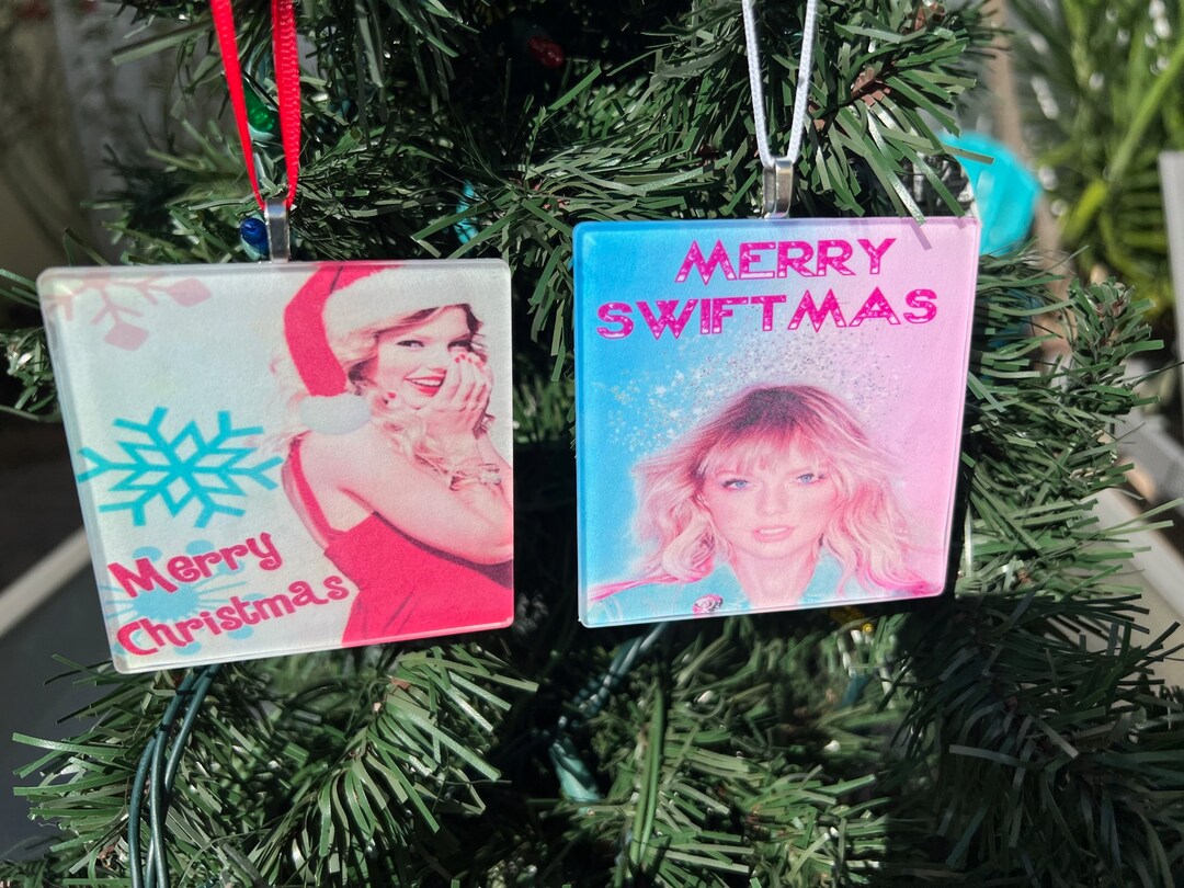 Taylor Swift Merry Swiftmas Fused Acrylic Christmas - Etsy