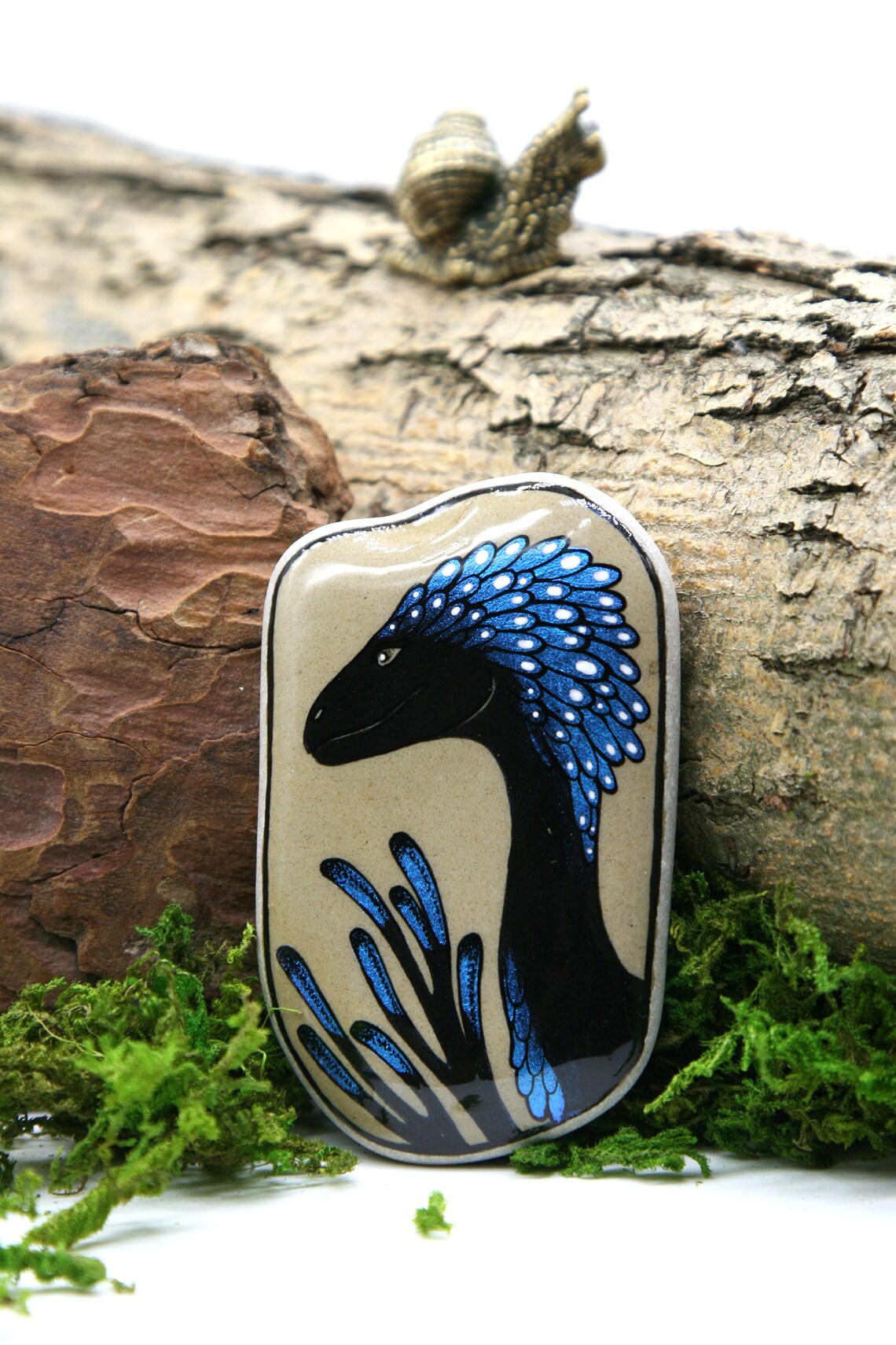 Cute Black Dragon Wyrm Raptor Dinosaur Pangolin Lizardfolk in | Etsy